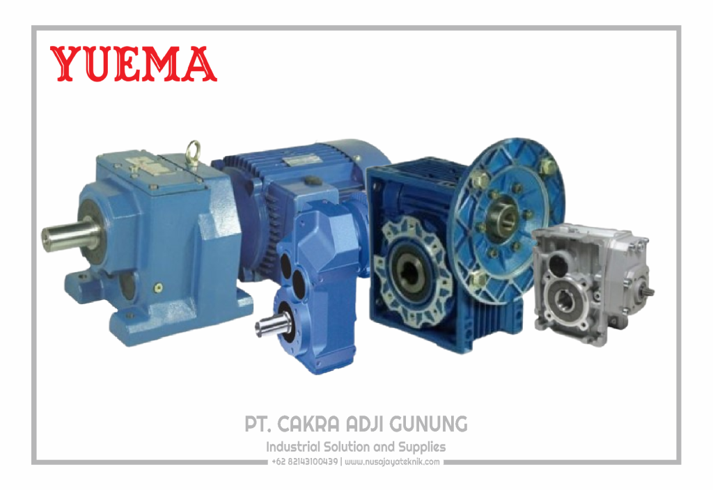 Yuema Helical Bevel dan Worm Gear - PT. Cakra Adji Gunung