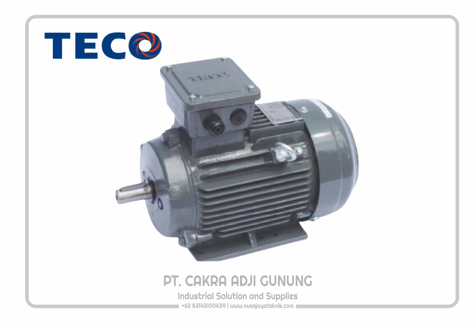 Electric Motor Teco - PT. Cakra Adji Gunung