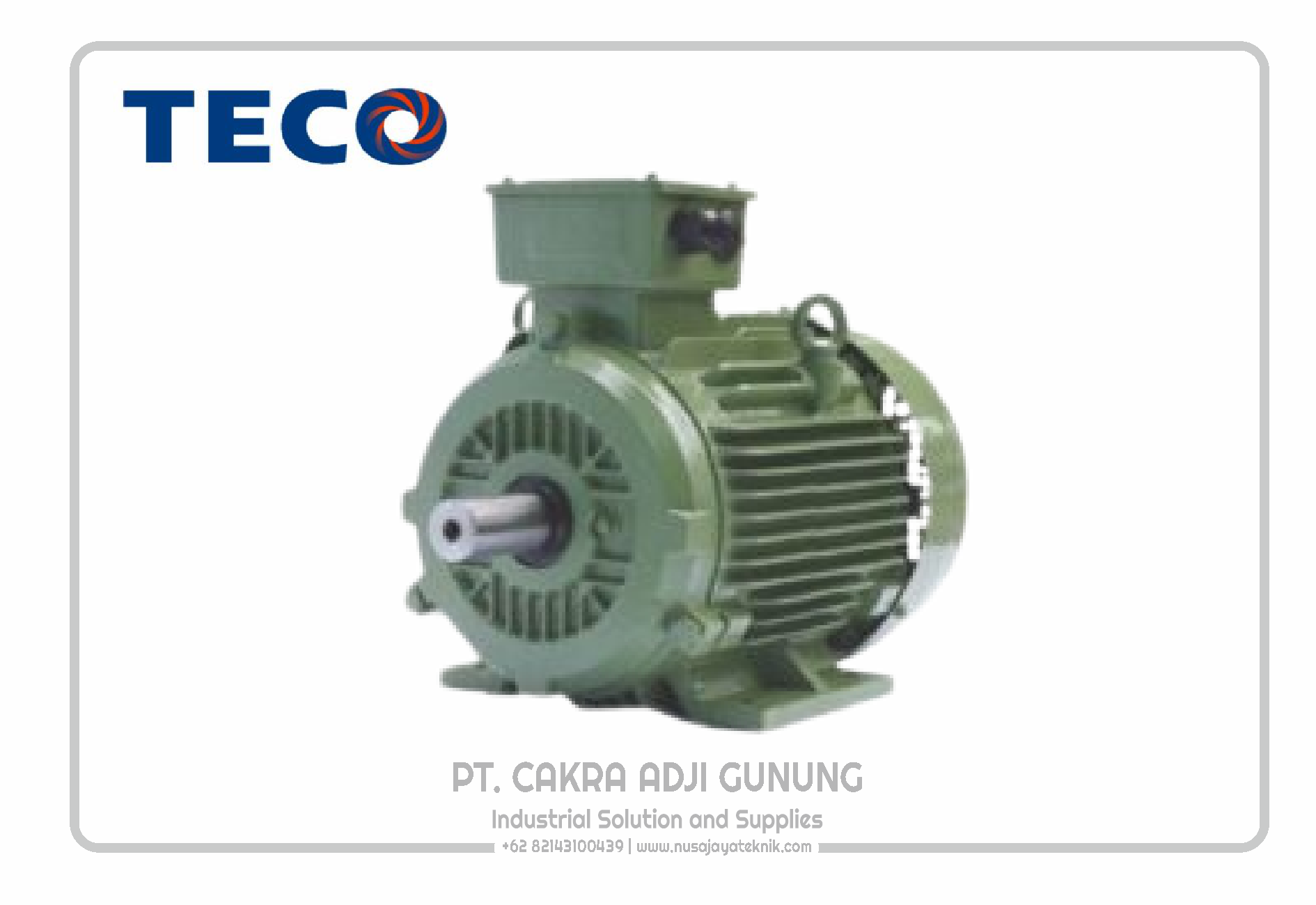 Electric Motor Teco - PT. Cakra Adji Gunung