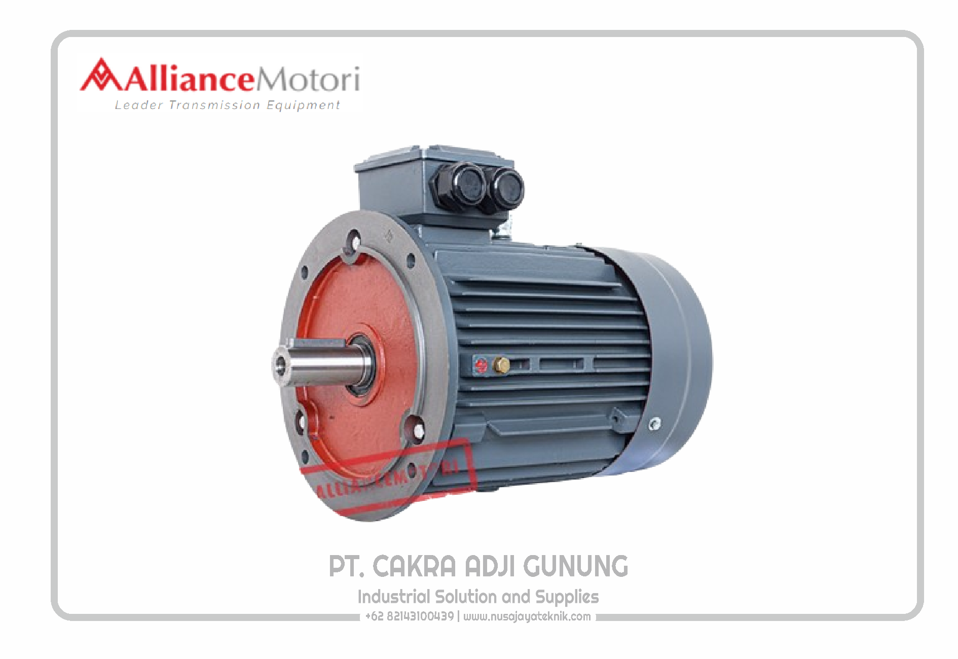Alliance Motori IE2 - PT. Cakra Adji Gunung