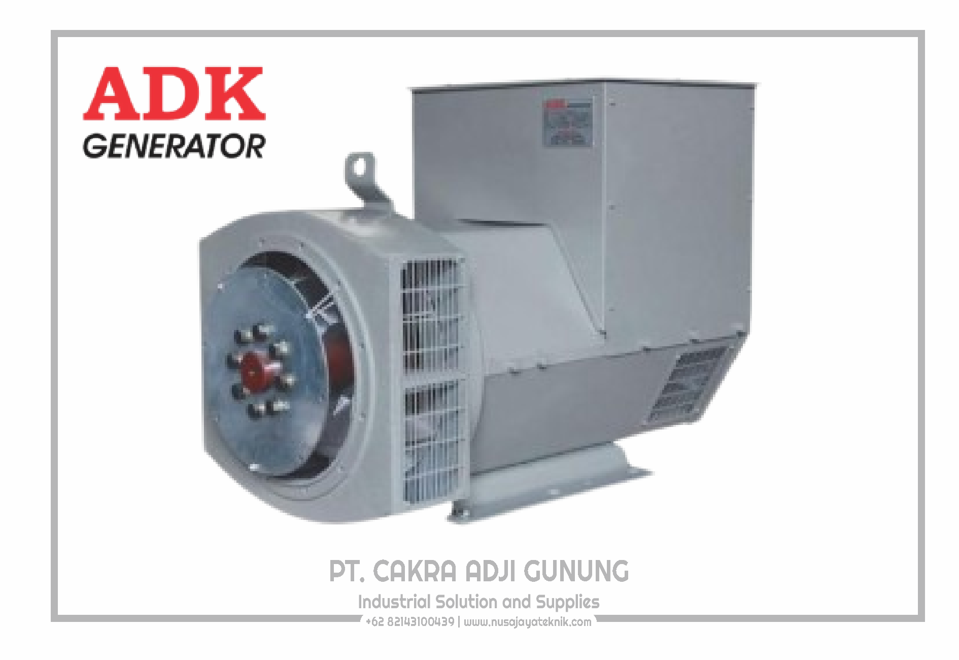 ADK Generator - PT. Cakra Adji Gunung