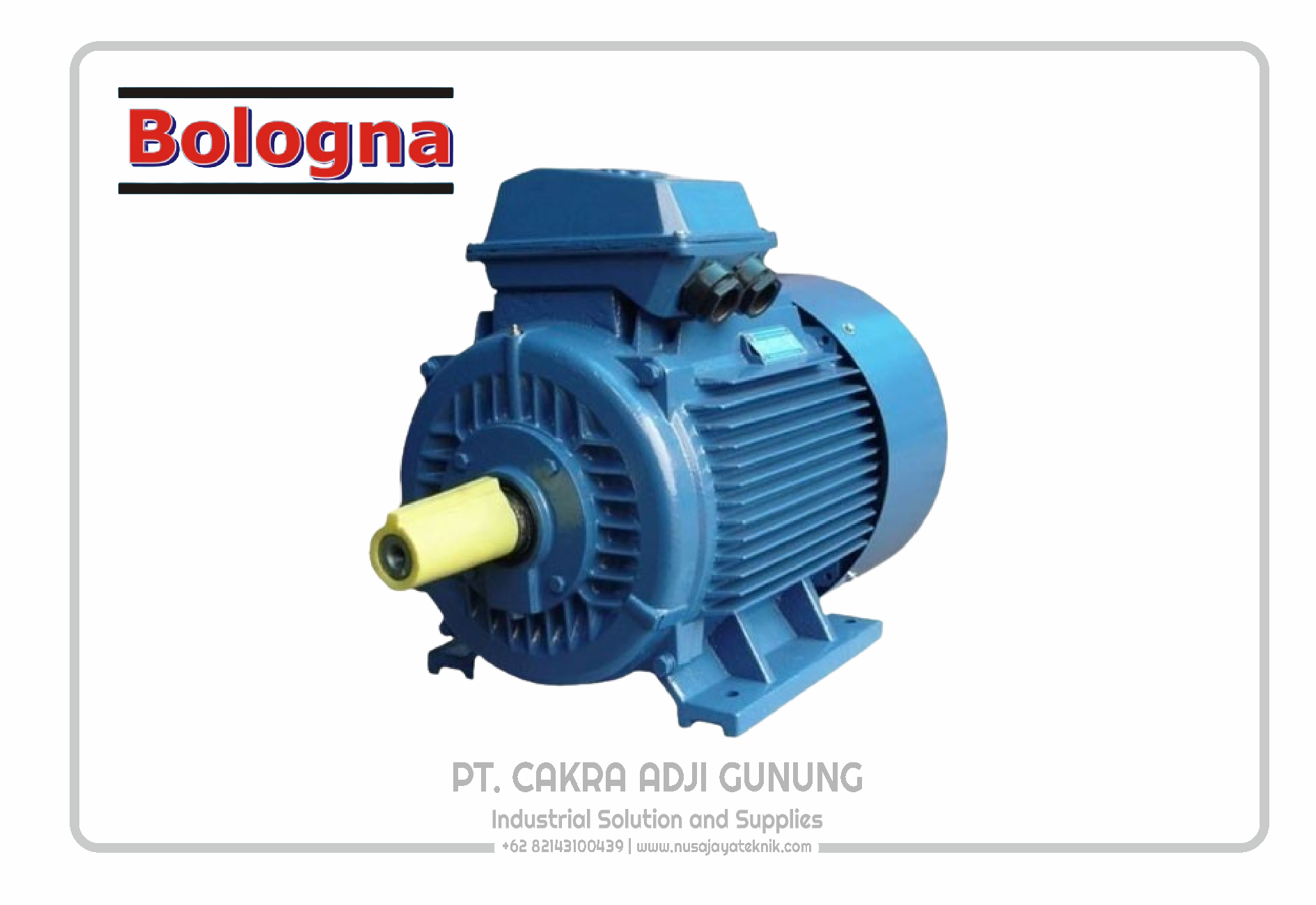 Bologna Electric Motor - PT. Cakra Adji Gunung