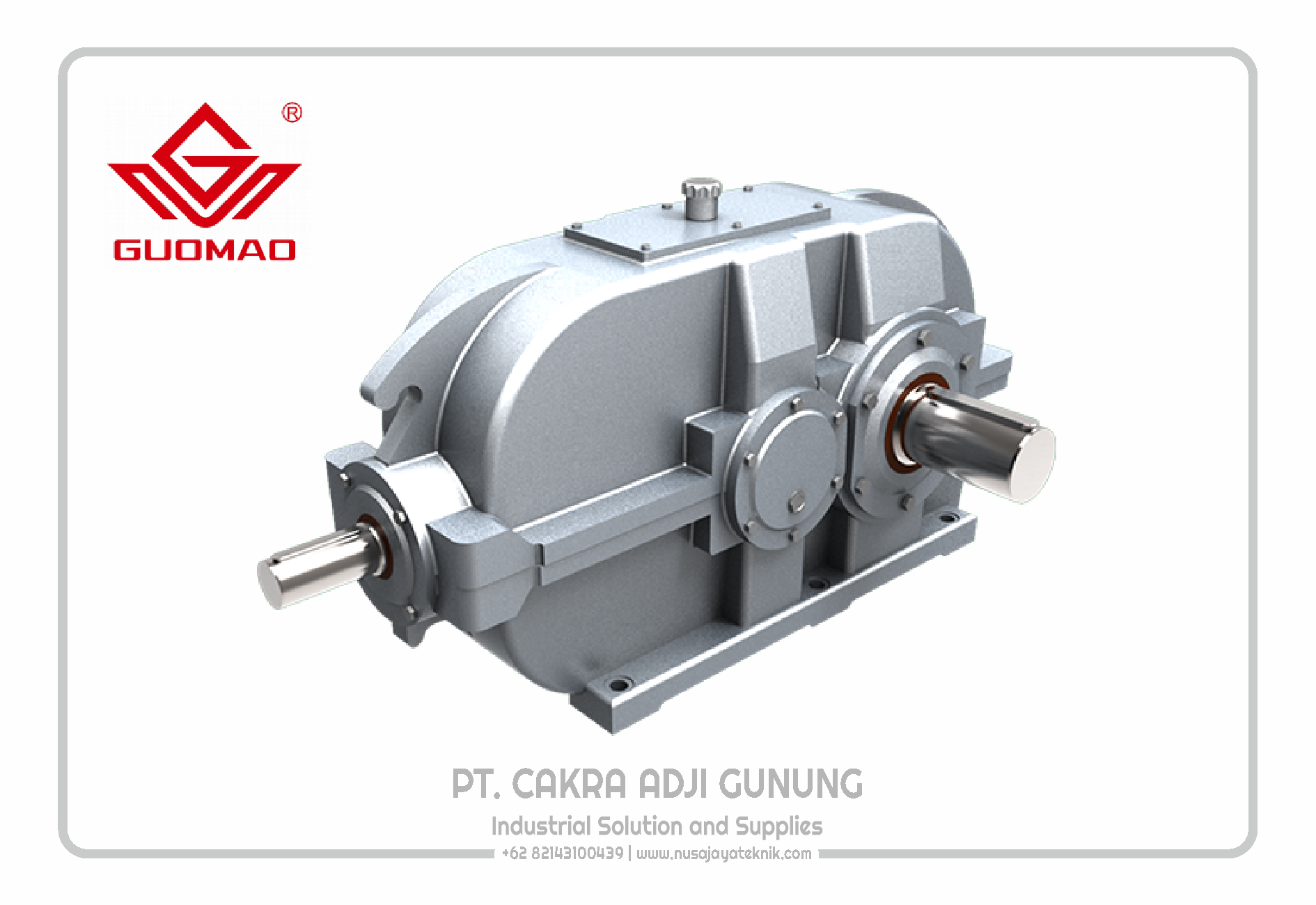 Guomao DBY series Gearbox Reducer - PT. Cakra Adji Gunung