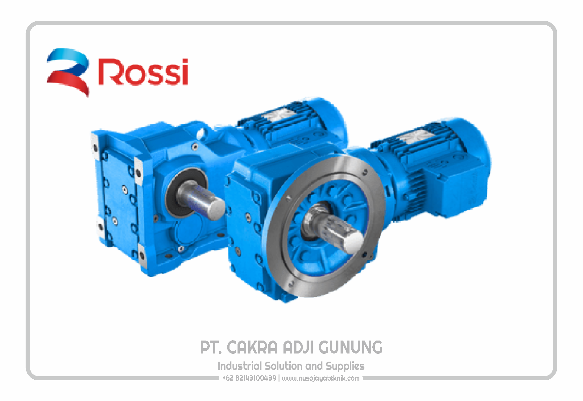 Rossi Helical Gearbox - PT. Cakra Adji Gunung